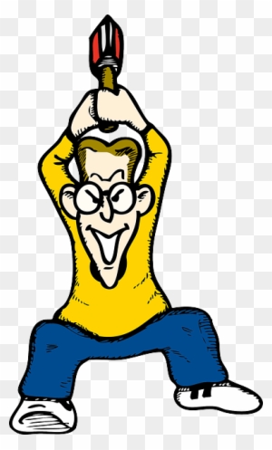 Hit Man, Guy, Angry, Cartoon, Axe, Break, Hit - Cartoon Angry People ...