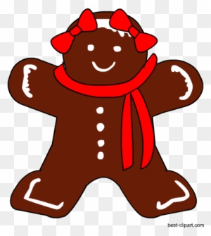 Gingerbread Boy & Girl Scrapbook Clip Art Christmas - Cute Christmas ...