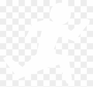 Running Man White Clip Art - White Stick Man Running - Free Transparent ...