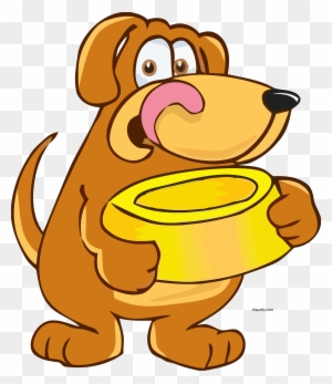 Feeding Dogs Clipart Illustration