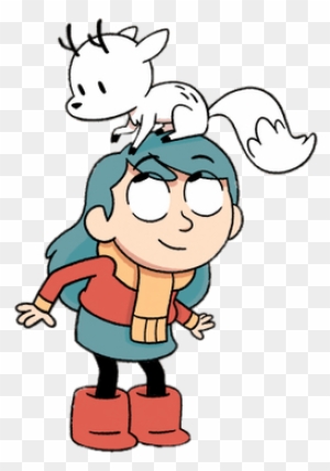 Hilda With Pet Twigs On Head - Hilda Netflix - Free Transparent PNG ...
