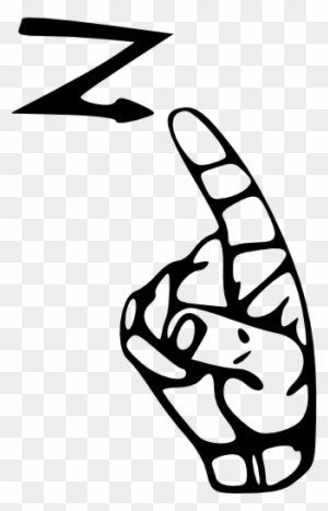 Png Royalty Free Techflourish Collections Clip Art - Z Sign Language ...