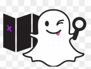 Snapchat Ghost Outline Transparent Png - Snapchat Logo White - Free ...