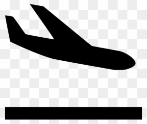 Airplane Landing Comments - Aeroplane Landing Symbol Png - Free ...