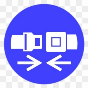 Seatbelt Icon - Wear Seat Belt Sign - Free Transparent PNG Clipart ...