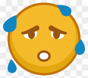 Sweating Emoji Cliparts - Happy Emoji Transparent Background - Free Transparent PNG Clipart ...