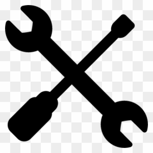 Crossed Wrench And Screwdriver Vector - Diy Icon - Free Transparent PNG ...