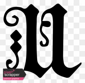 Medieval Letters 3 U Graphic By Marisa Lerin - Medieval F - Free ...
