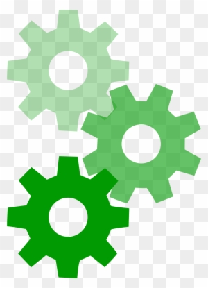 Productivity Image - Green Cog Png - Free Transparent PNG Clipart ...