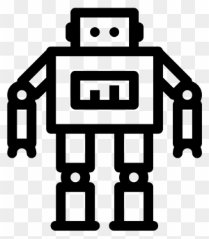 Robot Png Image Robot Png, Clip Art, Illustrations, - Robot Black And ...