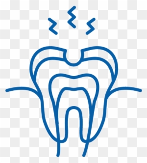 Icon Of A Damaged Tooth Ready For Restoration - Tooth Cavity Png - Free ...