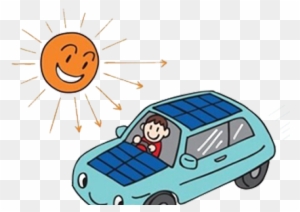 Energy Clipart Solar Car - Solar Car Cartoon - Free Transparent PNG ...