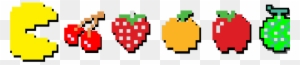 1920 X 500 93 - Pacman Fruit Transparent - Free Transparent PNG Clipart ...