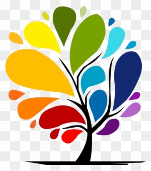 Tree Rainbow Vector - Free Transparent PNG Clipart Images Download
