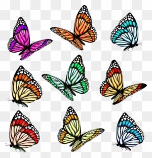 Two Butterflies Clip Art Vector And Illustration - Fairy Garden Clip ...