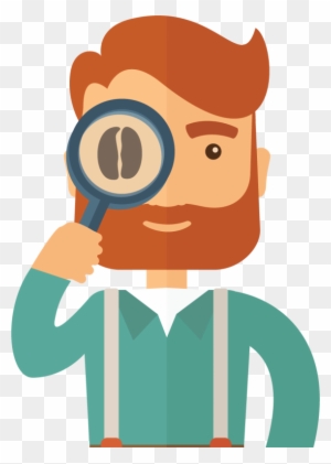 Homem Com Lupa - Free Transparent PNG Clipart Images Download