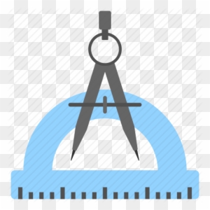Graphic Transparent Library Compass And Degree Angle - Illustration ...