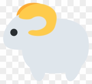 Sheep - Sheep Emoji Twitter - Free Transparent PNG Clipart Images Download