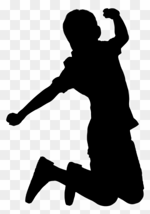 Jumping, Kids, Child, Silhouette, Happy - Children Jumping Shadow ...
