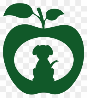 Appletree Five Star Pet Accommodation - Dog And Apple Logo - Free ...