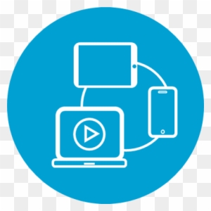 Media - Omnichannel Icon Blue - Free Transparent PNG Clipart Images ...