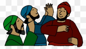 Clip Art Adapted By Www - Cartoon Praying People Png - Free Transparent ...