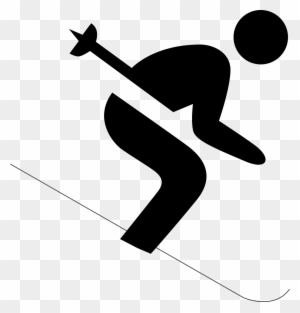 Skiing Stickman Svg Png Icon Free Download - Skiing Black Icon - Free ...