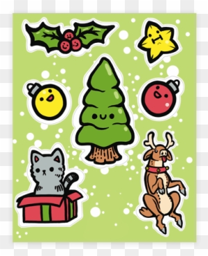 Cute Christmas Friends Sticker - Christmas Cute Sticker - Free ...
