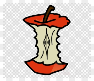 Apple Core Clipart Clip Art - Cartoon Apple Core - Free Transparent PNG ...
