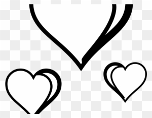 Valentine Heart Clipart Black And White, Transparent PNG Clipart Images ...