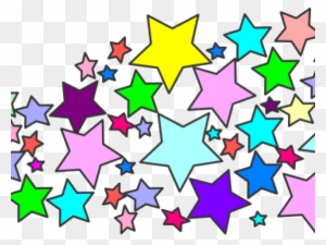 Colorful Clipart Colorful Star - Colorful Shooting Stars Clip Art ...
