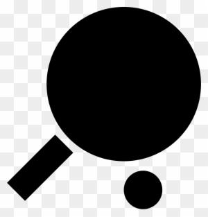 Ping Pong Racket And Ball Sport Icon - Canva - Free Transparent PNG ...