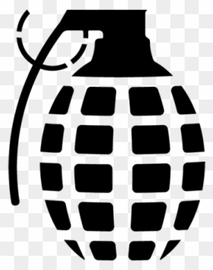 Grenade Clipart Stencil - Grenade Stencil - Full Size PNG Clipart ...