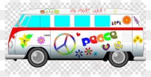 Hippie Volkswagen Van Png - Free Transparent PNG Clipart Images Download