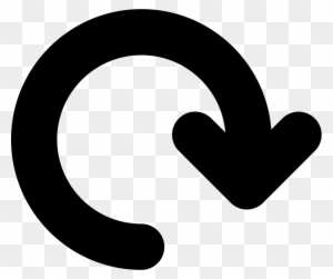 Redo Icon Clip Art - ไอคอน ลูก ศร สี ดำ - Free Transparent PNG Clipart ...