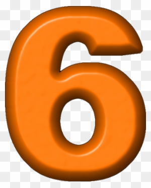 Number 6 Orange