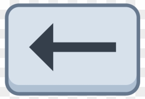 Arrow Keyboard Symbol - Backspace Icon - Full Size PNG Clipart Images ...
