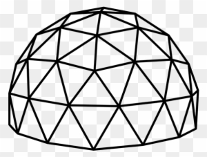 Geometry Clipart Flat Shape - Geodesic Dome Png - Free Transparent PNG ...