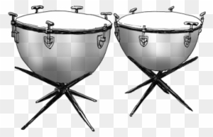 Timpani - Timpani Black And White - Free Transparent PNG Clipart Images ...