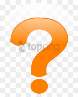 File - Orange Question - Question Mark No Background Logo - Free ...