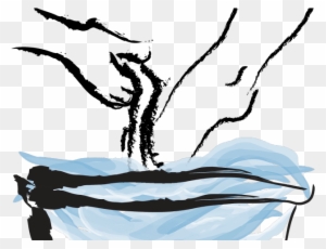 Maundy Thursday - Jesus Washing Disciples Feet - Free Transparent PNG ...