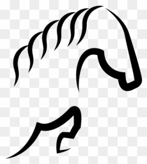 Horse Frontal Part From Side View Vector - Horse - Free Transparent PNG ...