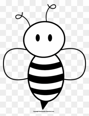 Bee Clipart Black And White, Transparent PNG Clipart Images Free ...