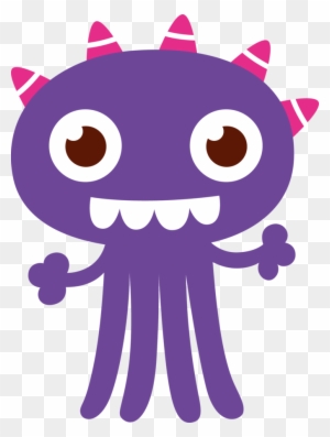 Little Monster Clip Art / Little Monster Clipart / - Cute Little ...