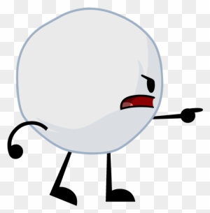 Snowball Pose - Bfdi Snowball - Free Transparent PNG Clipart Images ...