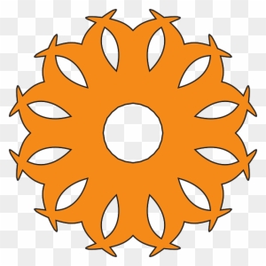 Orange, Out, Shape, Cut, Snowflake, Crossed - Blog - Free Transparent ...