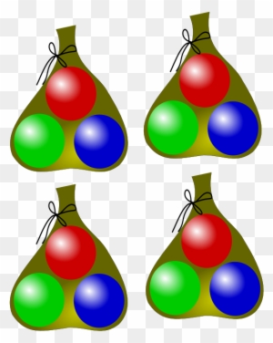 Four Bags With Three Marbles Per Bag Gives Twelve Marbles - Equal ...