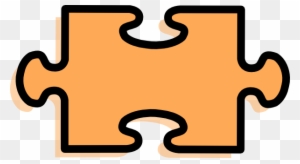 Yellow Jigsaw Puzzle Piece Large Clip Art At Clker - Jigsaw Puzzle ...