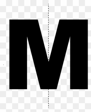 Line Of Symmetry Of M - Free Transparent PNG Clipart Images Download