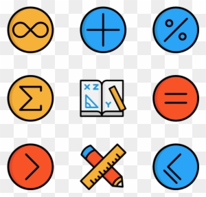 Mathematics Clipart Thinking - Maths Symbols Clip Art - Free ...